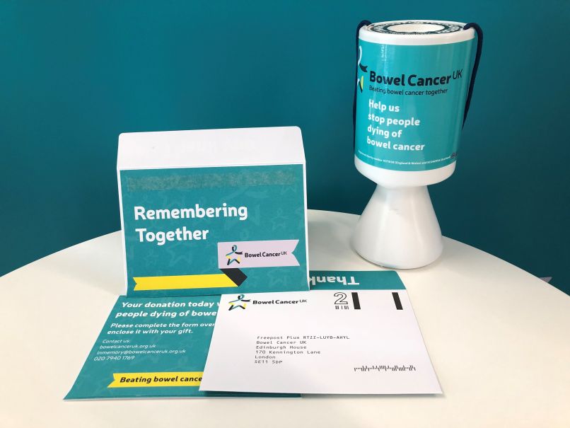 Collection envelopes request form | Bowel Cancer UK